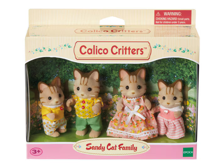 Calico Critters - Striped Cat Family · Childish Toy Shop